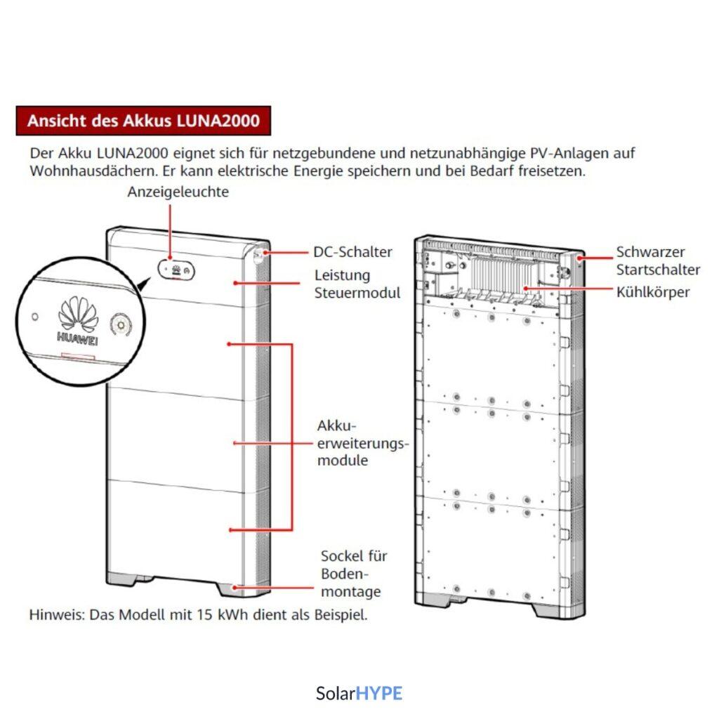 HUAWEI LUNA2000-10-S0 10kWh Batterie-Modul + BMS - shop.SolarHYPE